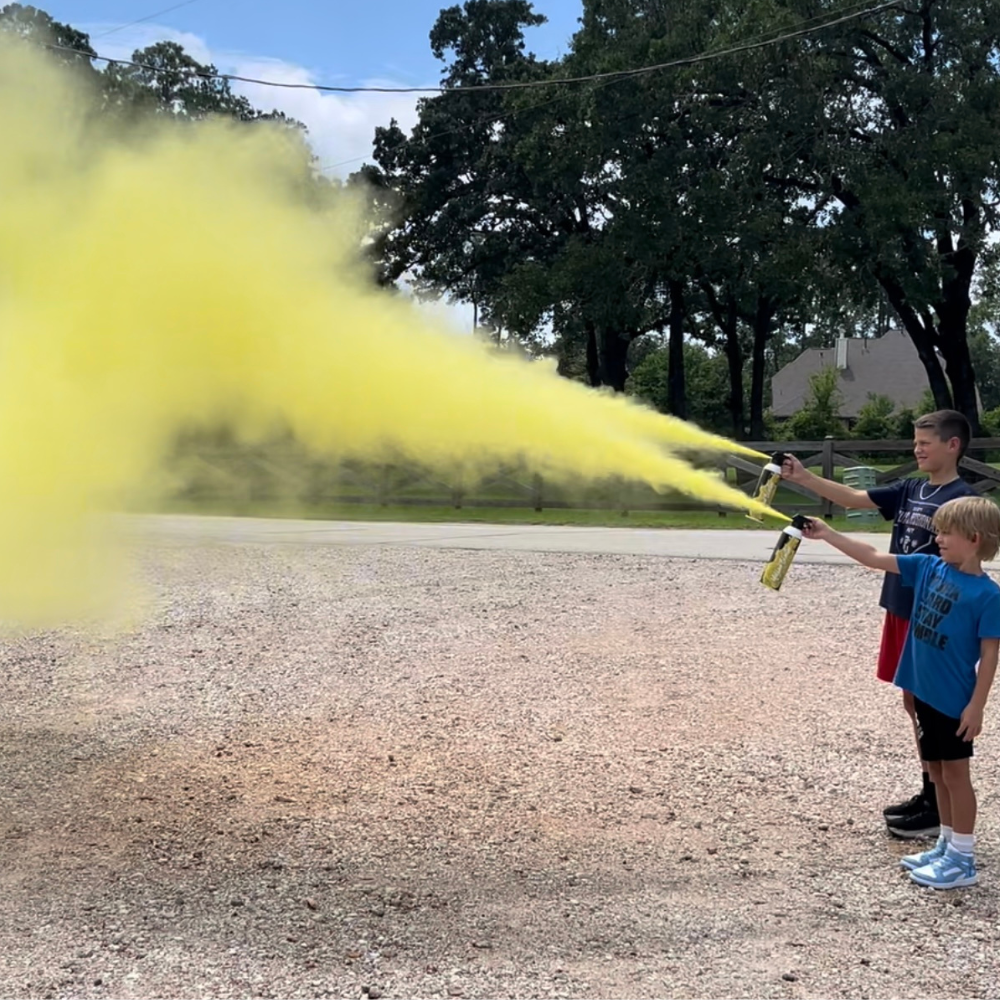 Yellow Color Powder Extinguisher | Yellow Powder Blaster | I Love Sparklers