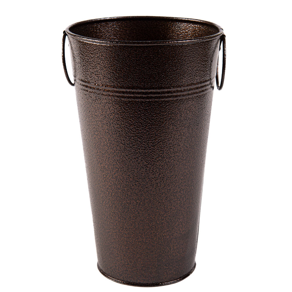 Brown Display Bucket | Brown Metal Bucket for Sparklers | I Love Sparklers