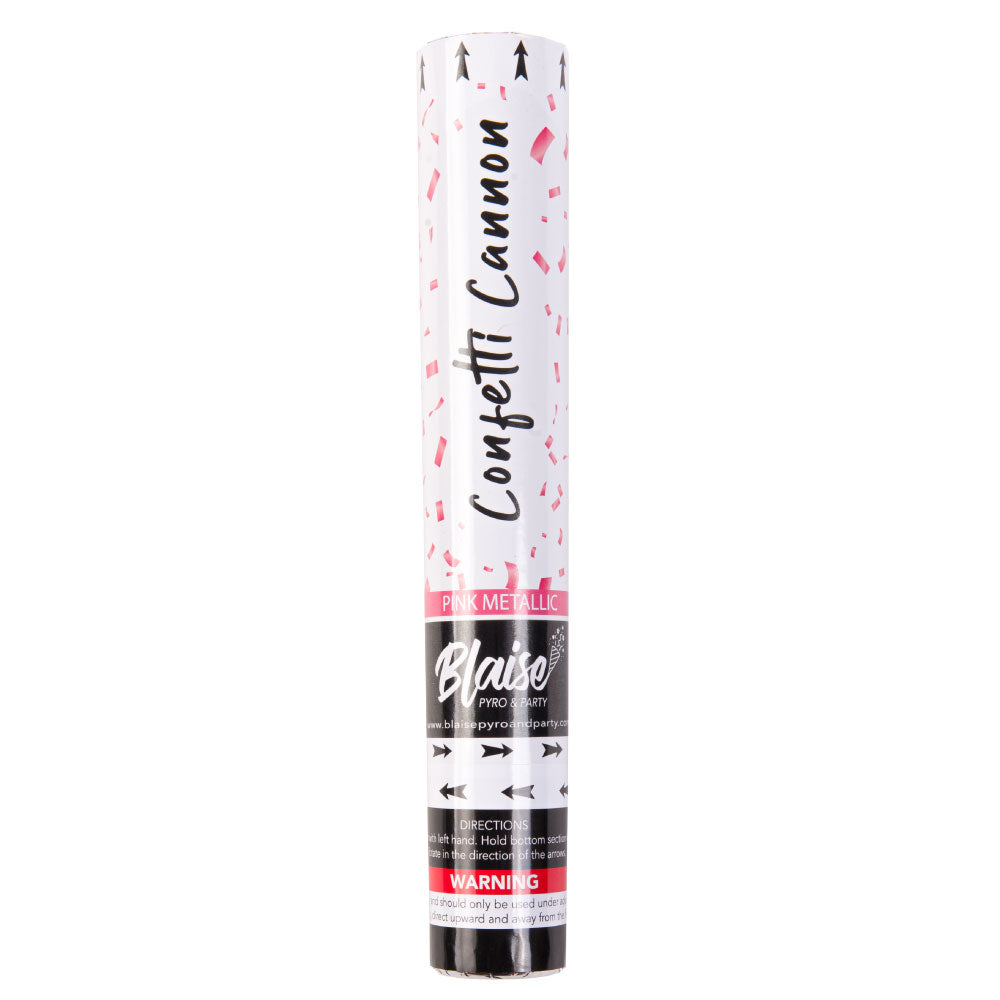 Pink Metallic Confetti Cannon | Pink Confetti Cannon | I Love Sparklers