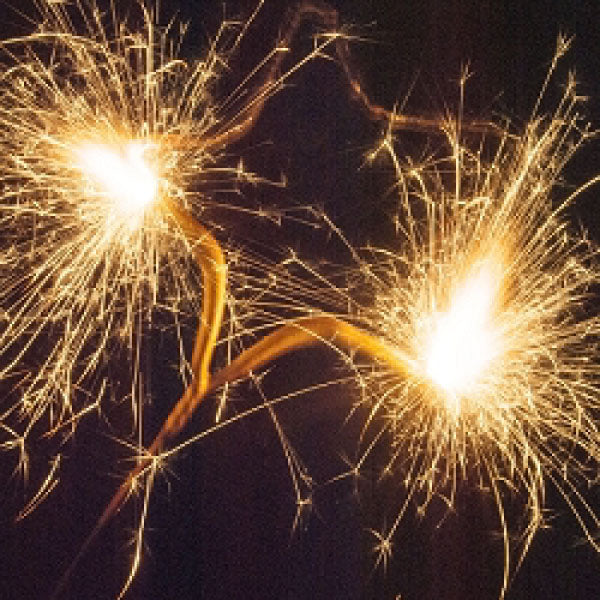 Gold Star Shaped Sparklers | Star Shaped Sparklers | I Love Sparklers