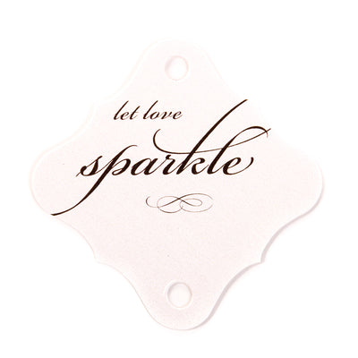 Wedding Sparkler Tags | Personalized Sparkler Tags | I Love Sparklers