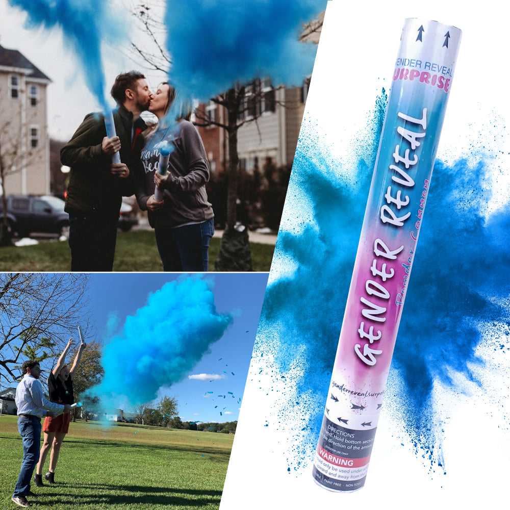 Blue Gender Reveal Powder Cannon | Blue Powder Cannon | I Love Sparklers