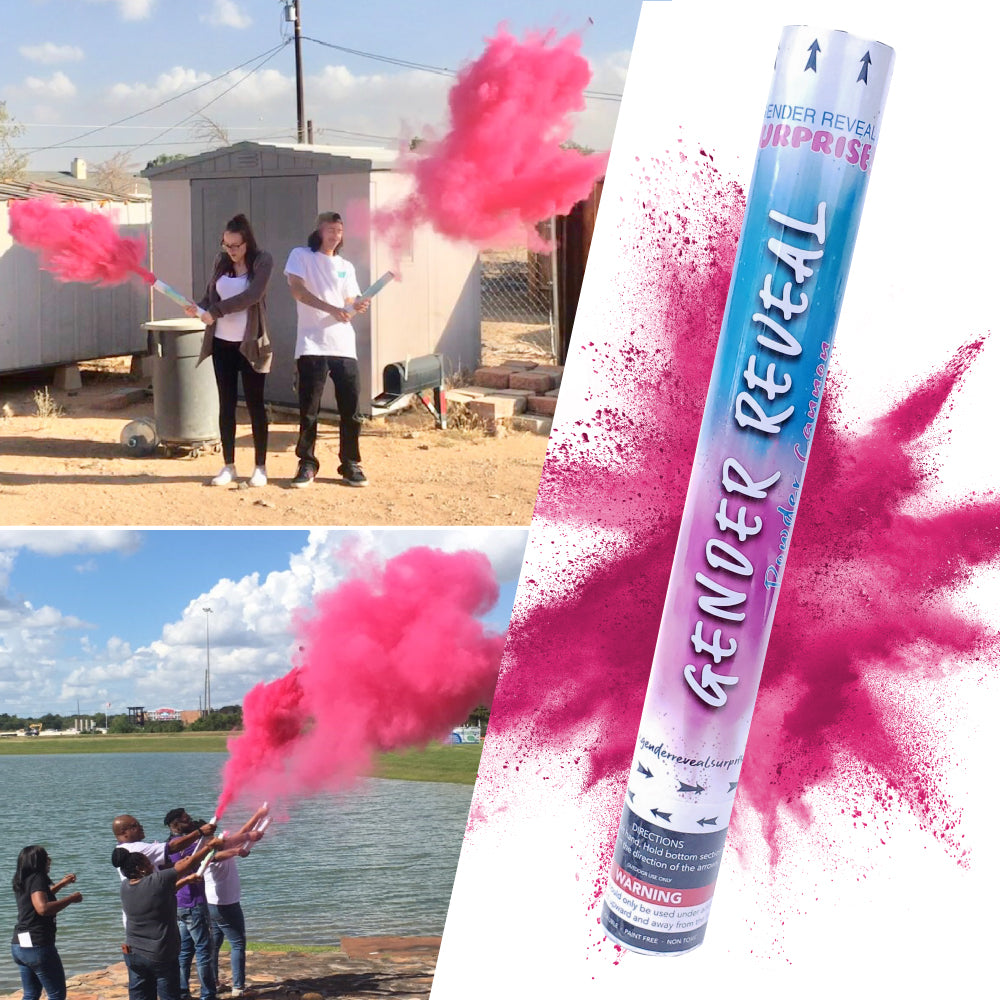 Pink Gender Reveal Powder Cannon | Pink Powder Cannon | I Love Sparklers